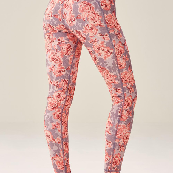 Fabletics | Pants & Jumpsuits | Fabletics Demi Lovato Pink Floral ...